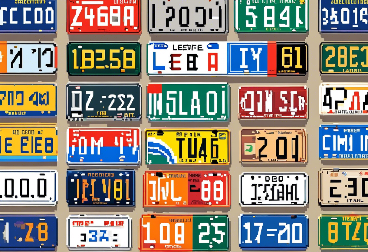 7 Letter License Plate Generator
